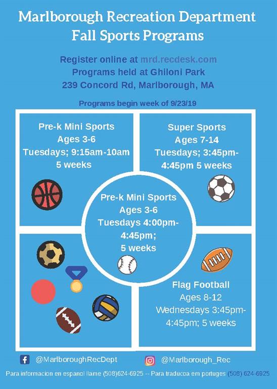 Marlborough Recreation Department - Marlborough Recreation Department