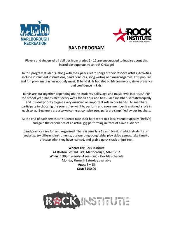 Marlborough Recreation Department - Marlborough Recreation Department